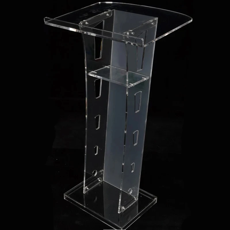 PUHUA Acrylic Podium - Modern, Clear, and Durable