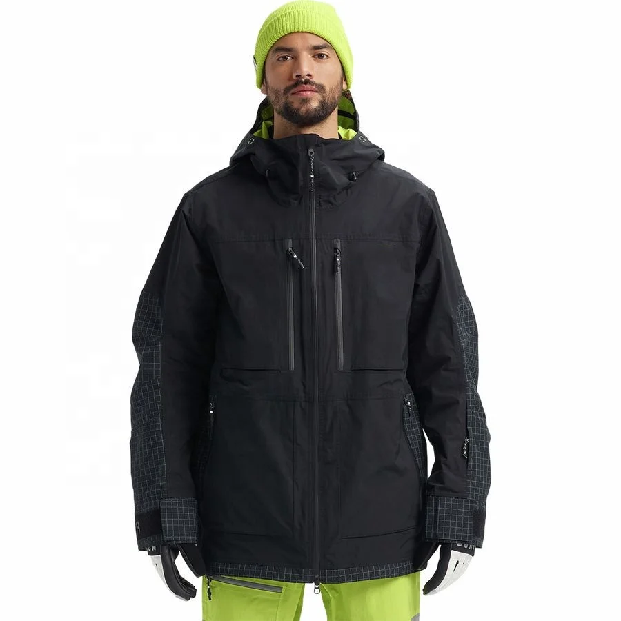 Customized Men Ski Jacket - 20000mm Waterproof & Durable