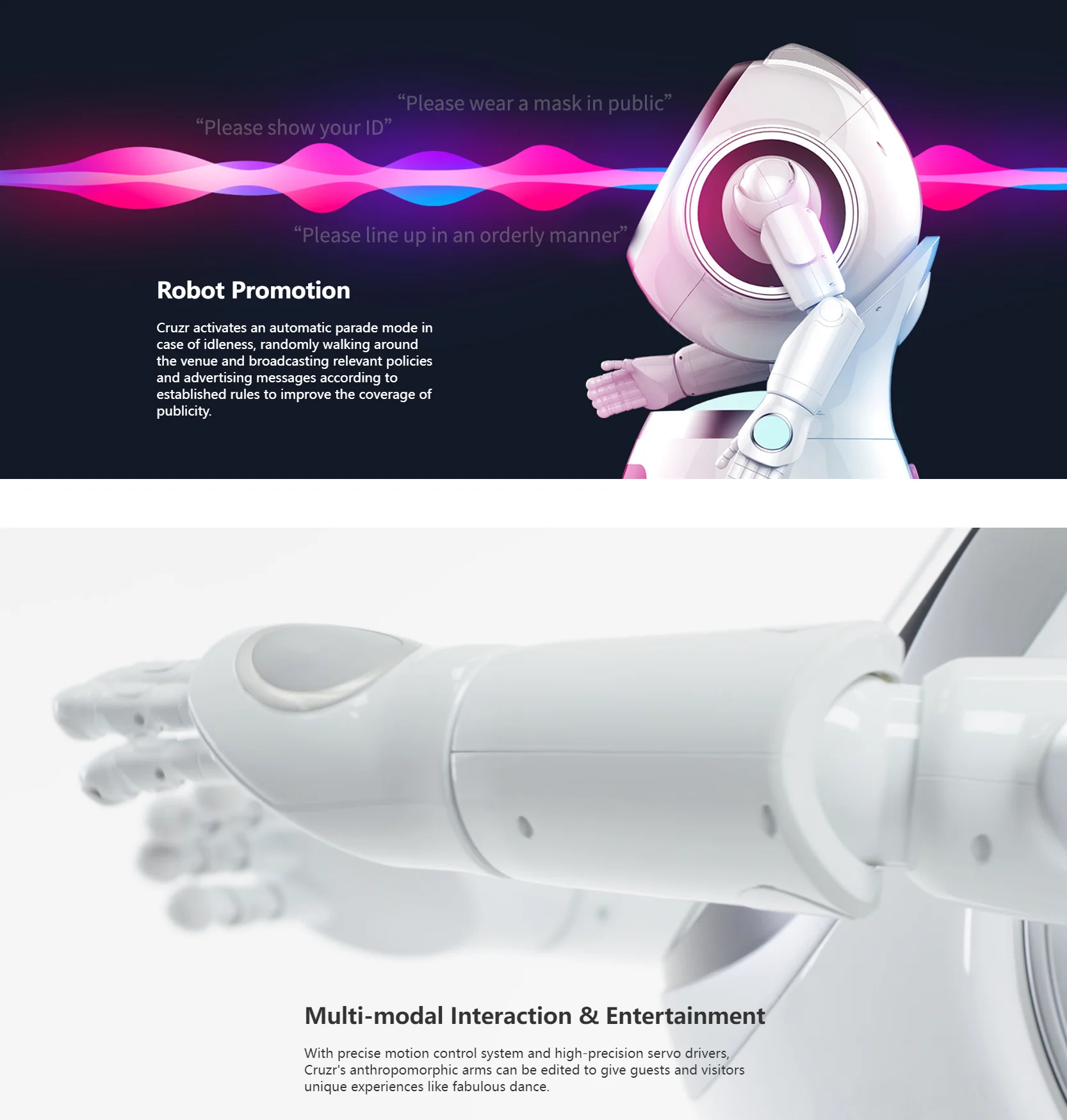 Reception Robot Voice Interaction Humanoid Intelligent Smart Welcome ...