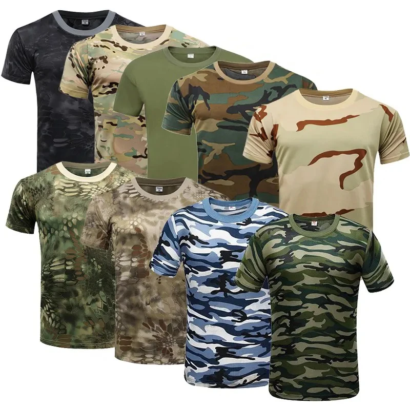 Custom Summer Polyester Shirt Camouflage Sublimation Printing Hunting ...