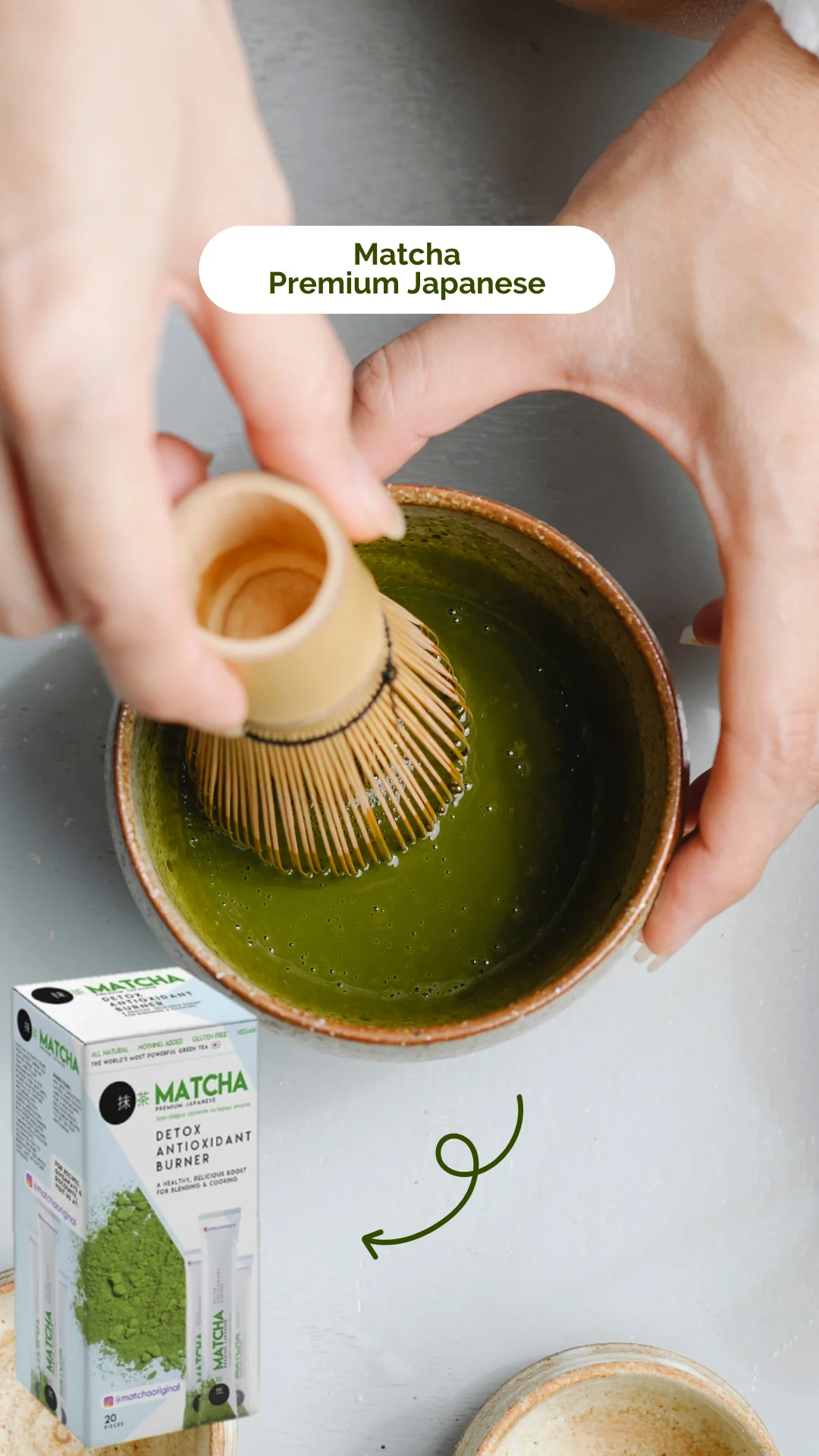 Matcha Green Tea Powder - Premium Japanese Ceremonial Grade
