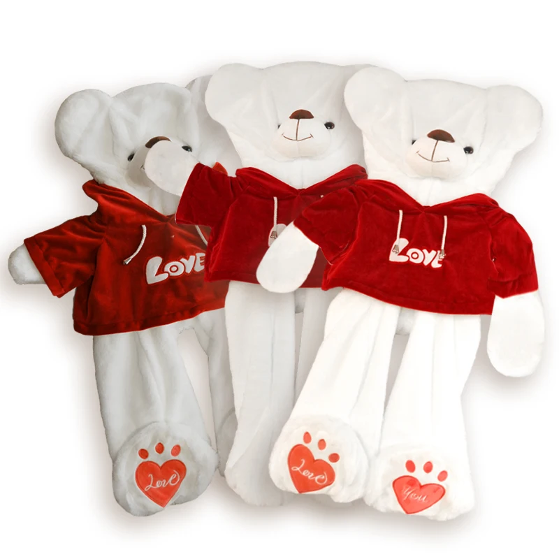 Custom Plush Hoodie Teddy Bear Skin Animal Doll Customize Skin Bear ...