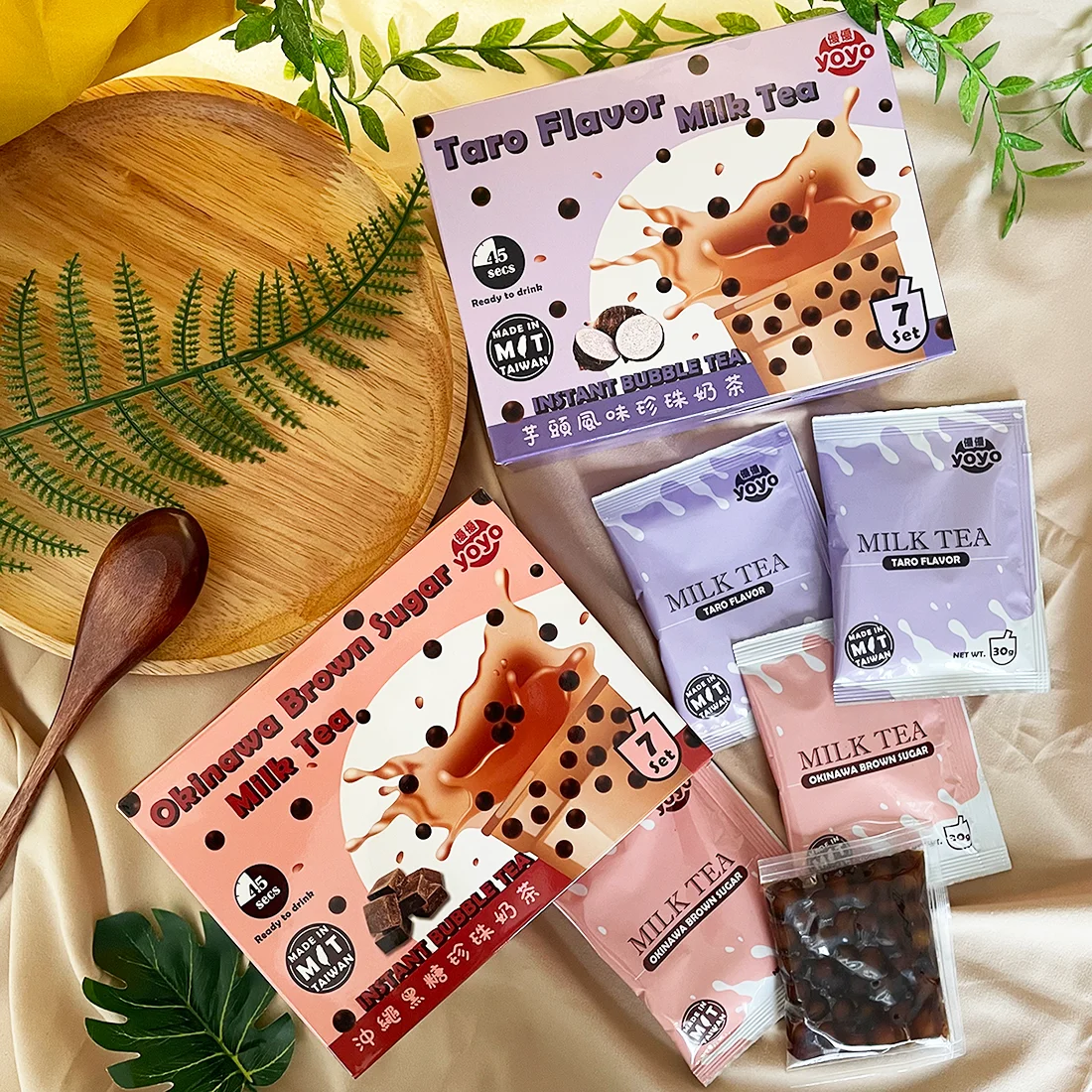 Bubble Tea Kit Taro Bubble Milk Tea Kits from Taiwan