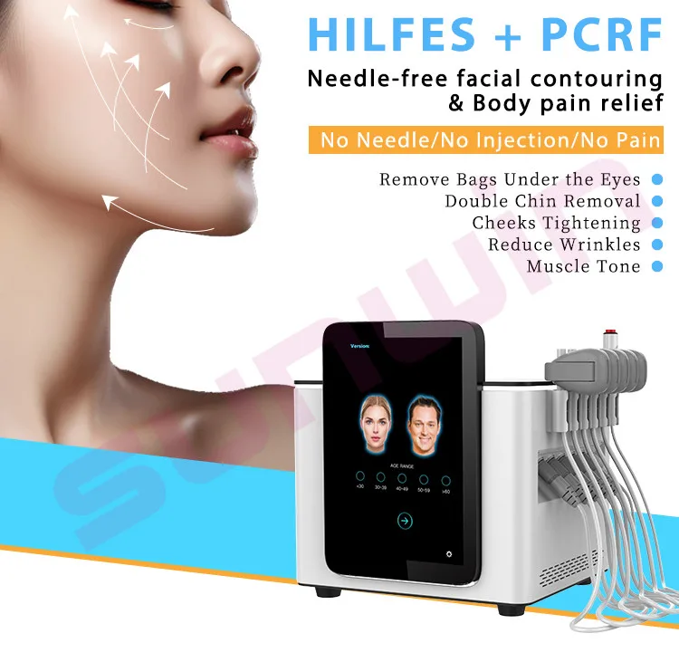 Portable Pcrf Mfface Facelift Peface Muscle Tone Eye Lift Rf Wrinkle ...