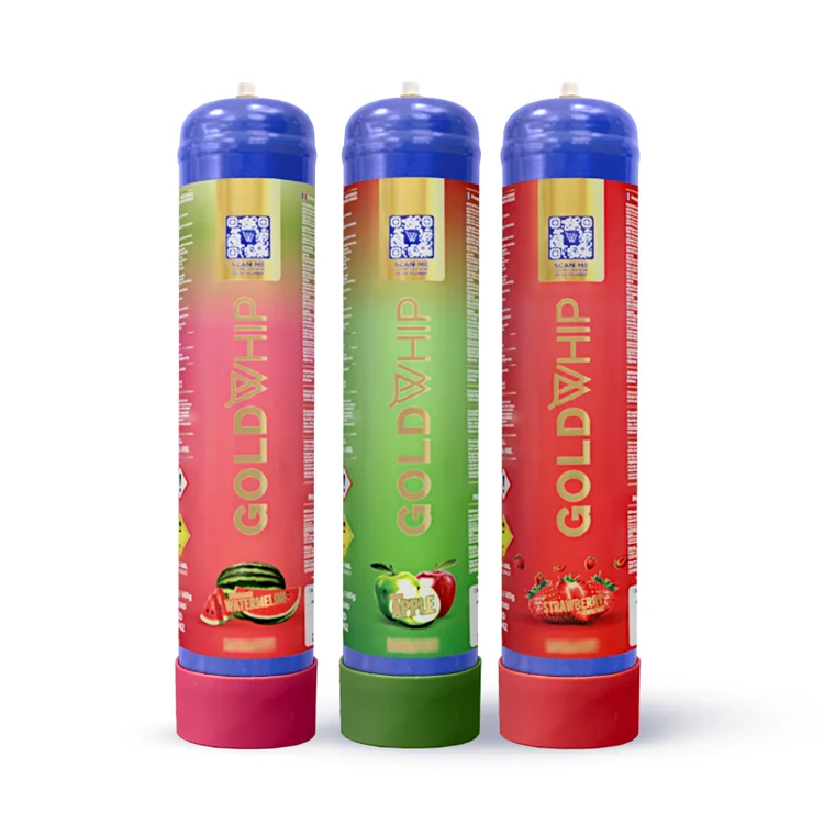 Dessert Tool Whipped Cream Charger 100% Food Grade 615g Flavoured Steel Cream Chargers at ...