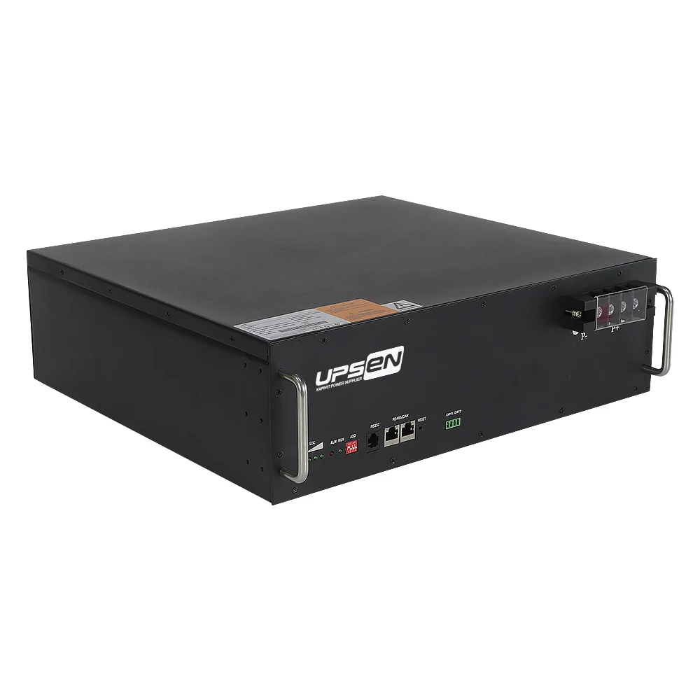 UPSEN Rack Mounted LiFePO4 Lithium Ion Battery 51.2V 100Ah/200Ah Home ...