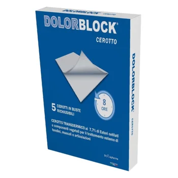 Made In Italy Dolorblock Patch 5 Transdermal Patches Painkiller Joint ...