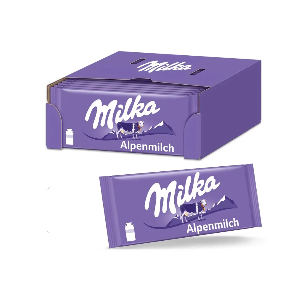Sweet Elegance Milka Alpine Milk Chocolate 100g - Swiss Craftsmanship ...