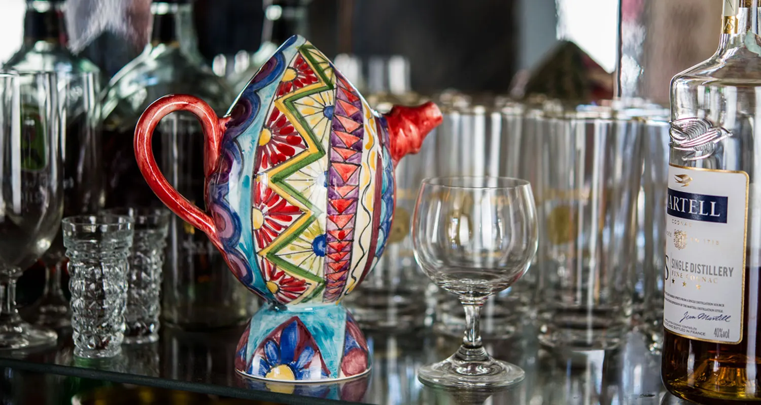 Fine Italian Pottery Bummulo Innovative & Fun Pitchers Puppet ...