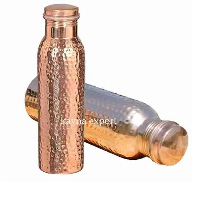 100% Pure & Handmade Copper Water Bottles Manufacturer Water Bottle ...