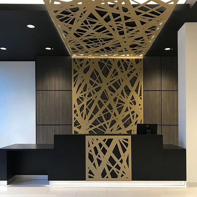 Custom Laser Cut Metal Panels for Indoor Decorative Screens