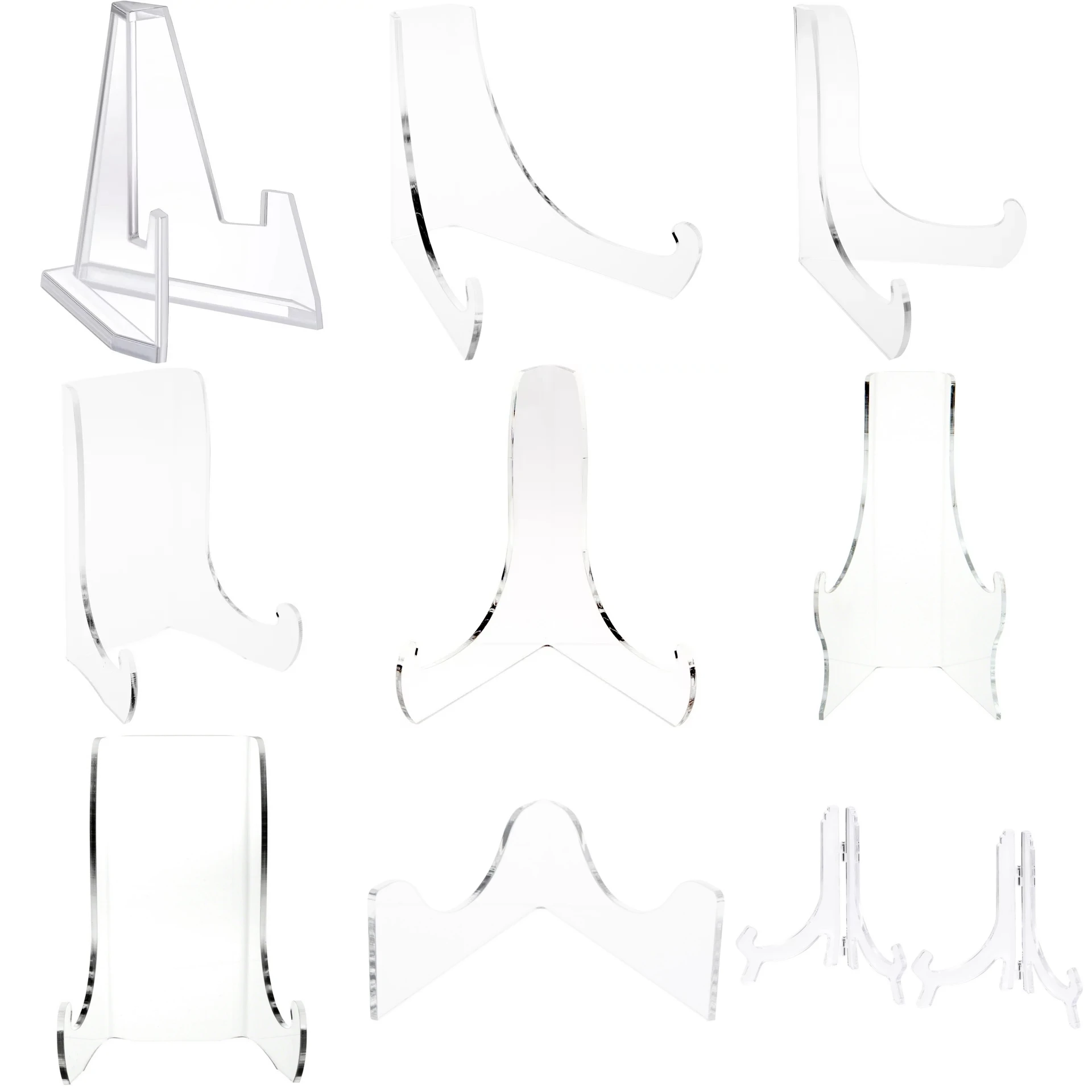 Transparent Souvenir Medal Acrylic Holder Mini Coin Easel Acrylic Medal ...