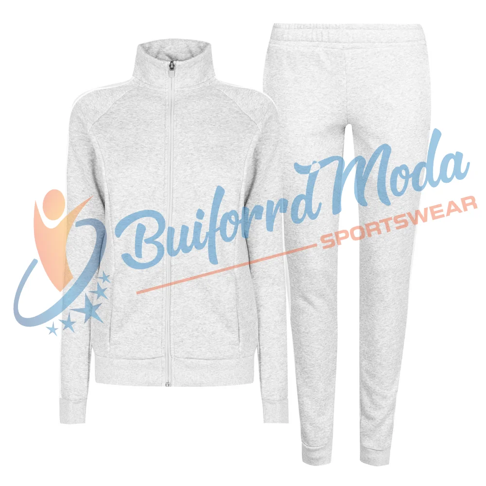 2024 Customized Plain Dyed Stand Color Without Hood Tracksuit Woman Set ...