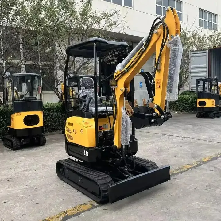 1000kg Hydraulic Mini Excavator Mini Digger Loader Bagger With ...