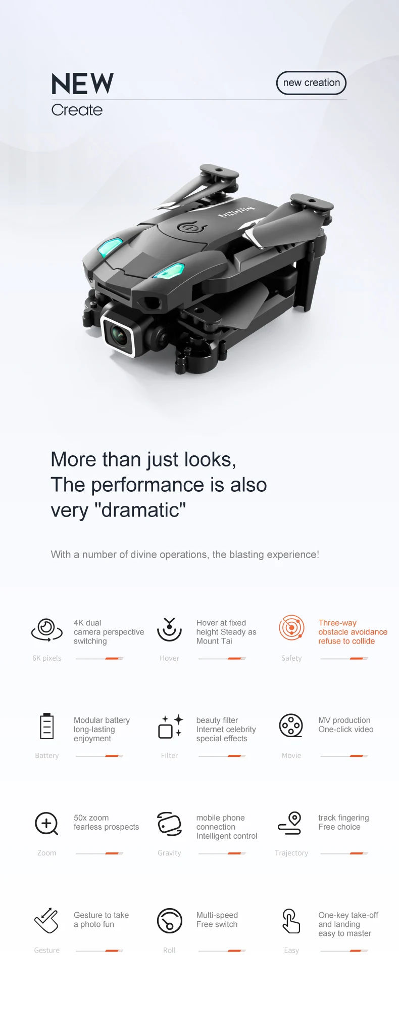 Drone Professional Long Distance Uav Remote Control With Range Video ...