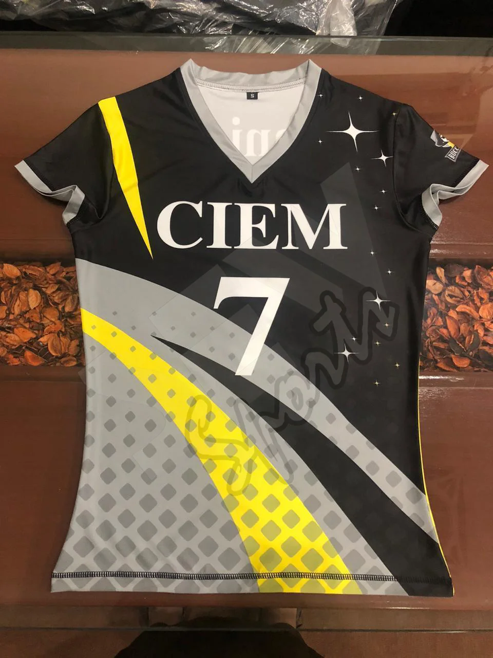 Volleyball uniform with premium fabric polyester sublimated logos long ...