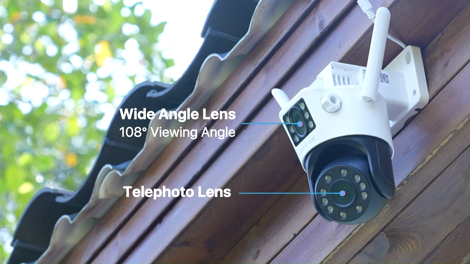 2024 New Intelligent Bullet And Dome Linkage Two Sided Ptz Camera Dual ...