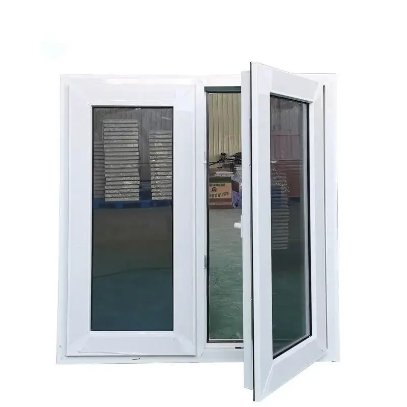 Double Glass Pvc/upvc Casement Windows Hurricane Impact Vinyl Casement ...