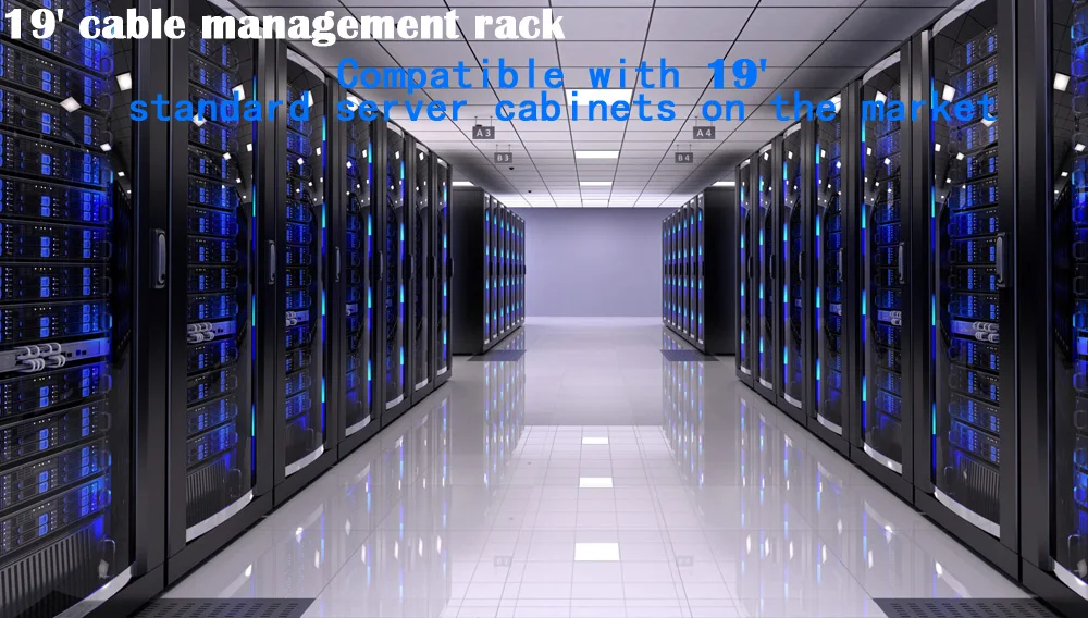 2U Cable Management Rack Mount - Efficient Cabling Solutions