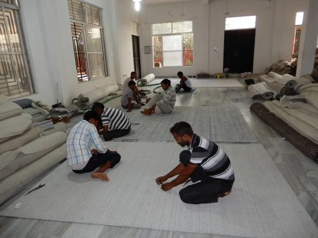 Modern Rugs Wool Natural Loop Braided Woven Hand Made Rugs Wool ...