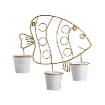 Fish Shape Wall Planters For Balcony Living Room Wall Hanging Planter ...