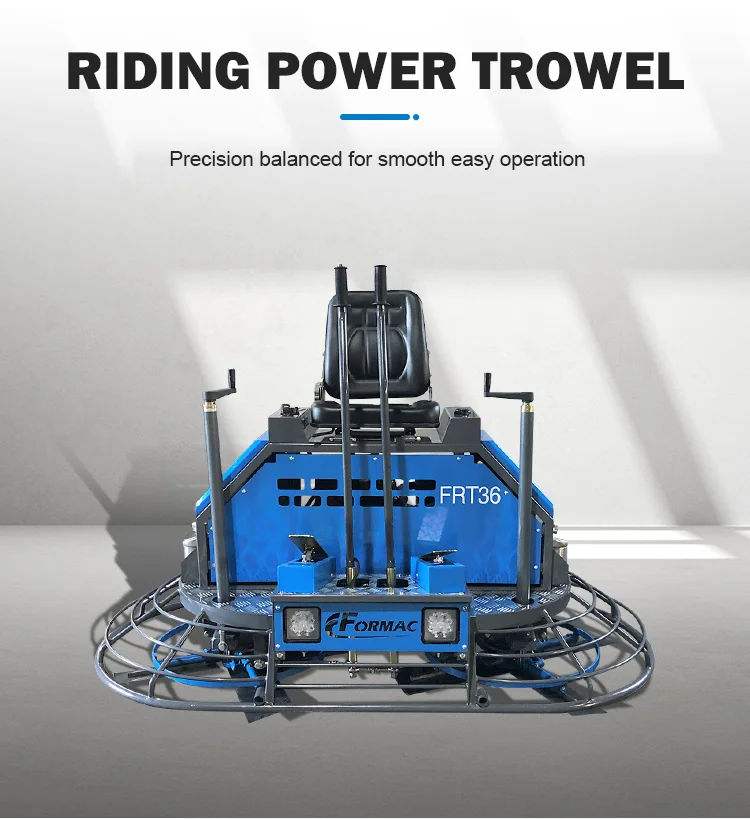 Formac Ride On Power Trowel Concrete Trowel Machine Powered By Kohler ...