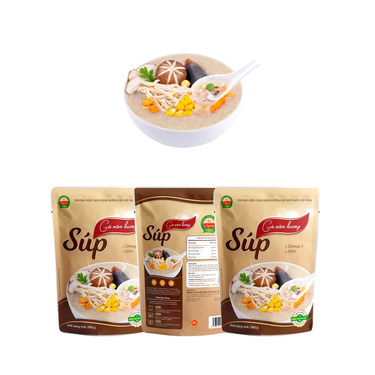 Alibaba.com: Chicken Soup & Shiitake Mushrooms in Retort Bag, OEM ...