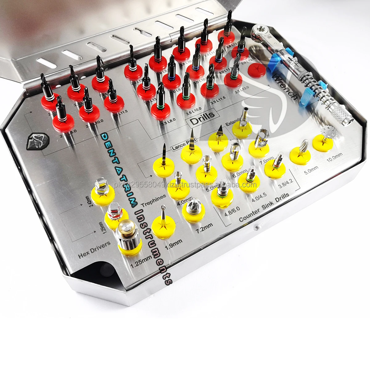 Advanced Dental Implant Guided Surgery Drills Set Of 39 Pieces Custom ...