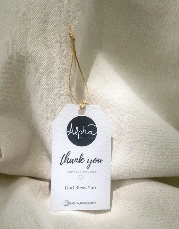 Cloth Tag With Custom Printed logo Brand Name Special Paper Clothing ...