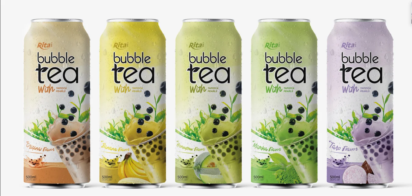 Vietnam Beverage Company Soft Dink 500 Ml Canned Bubble Tea Taro Oem ...