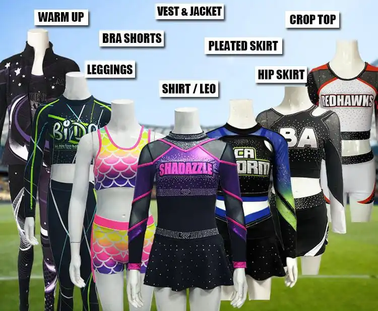 HyperFlex Cheerleading Bold Stripe and Accent Cheer Uniform Glamorous ...