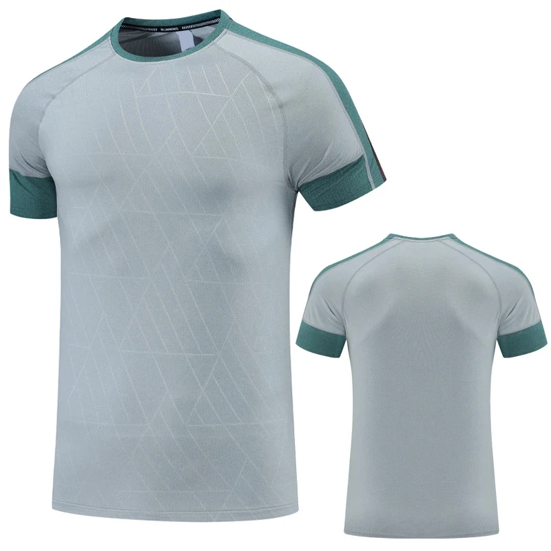 Men Running Short Sleeve High Quality Quick Dry Fitness Training ...
