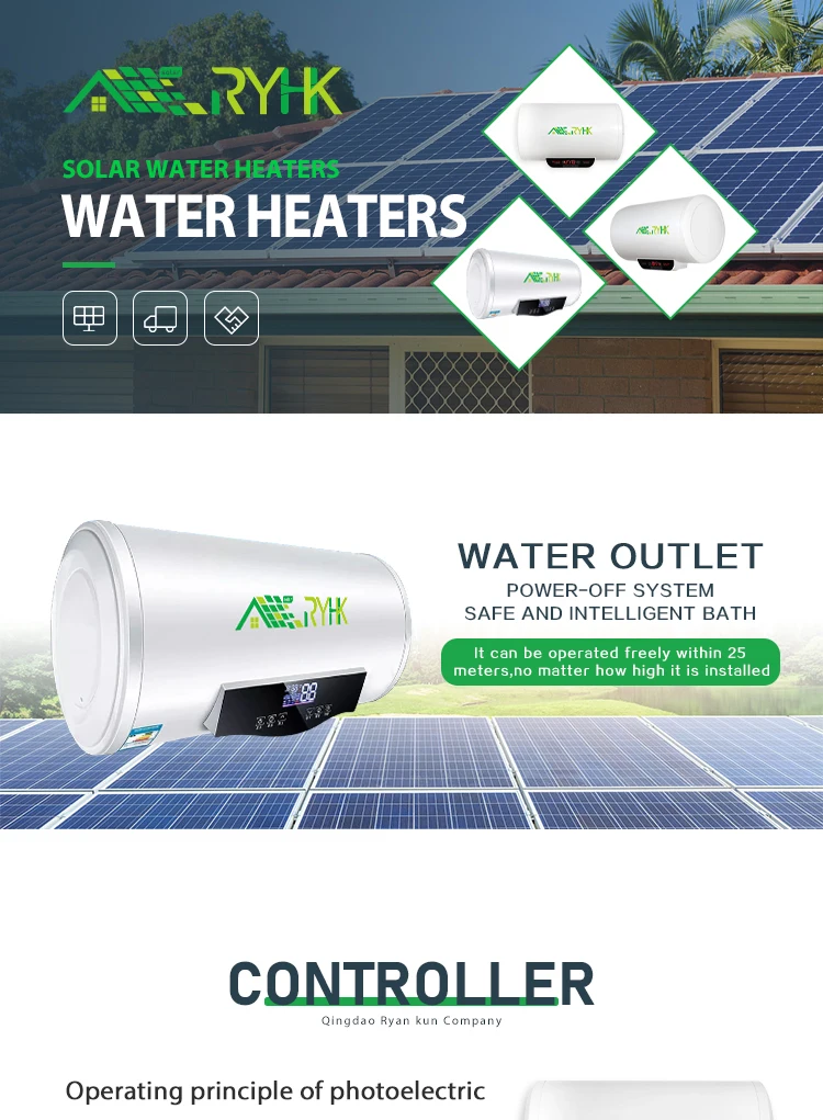 80l 150l 300 Liter Pressurized Home Balcony Rooftop Split Solar Water Heater - Buy Rv Solar ...
