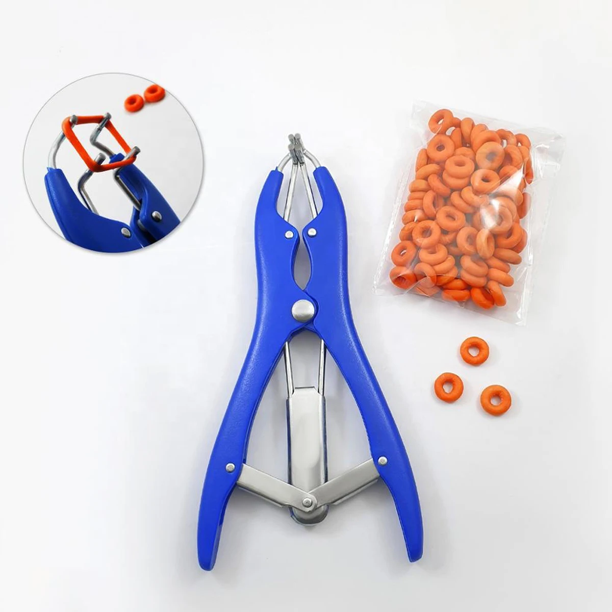 Elastrator Cattle Lamb Sheep Castration Plier Rubber Ring