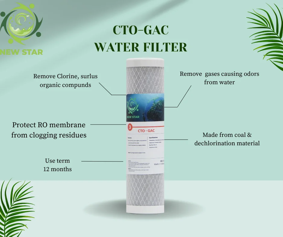 Cto-gac Water Filter Made In Vietnam High Quality Water Filter Protect ...