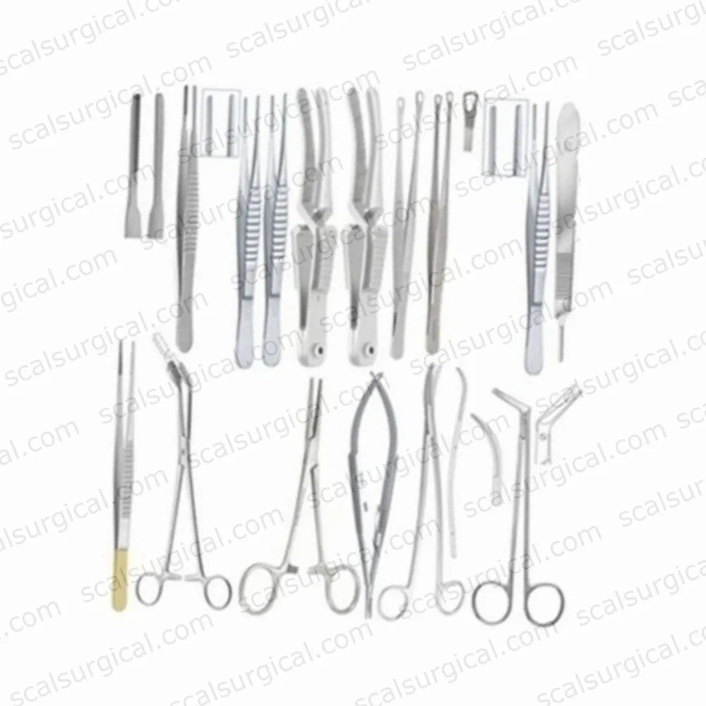 Standard Quality Vascular Surgery Set Basic of Surgical Instruments for ...