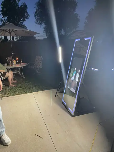 Wedding Events Photobooth Portable Selfie Magic Mirror Photo Booth ...