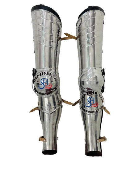 Medieval Leg Guard Armour Greek Knight Armor Crusader Sca Set Gothic ...