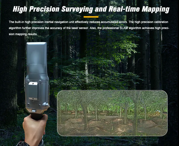 SLAM2000 3D Laser Scanner: High Precision Handheld Lidar for Real-Time ...