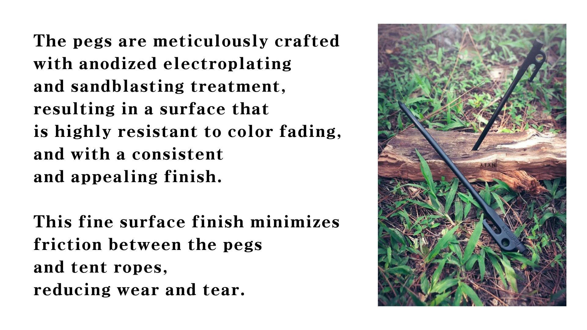 Camp Peg - Buy High Strength Camp Peg,Camp Peg Made Of Titanium Alloy ...