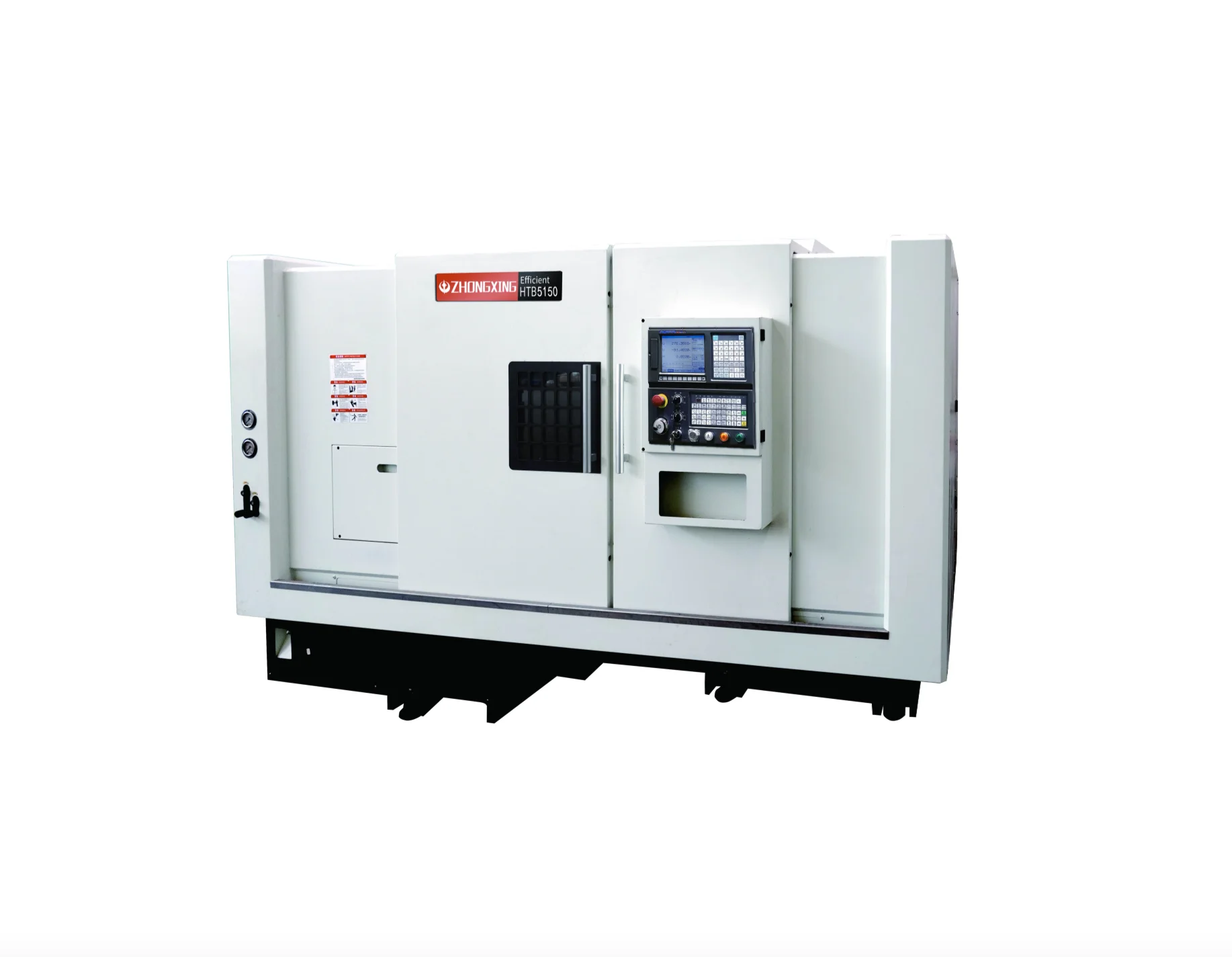 Htb5150 8 Position Serve Turret Cnc Lathe A2-8 Spindle 10 Inch Chuck ...