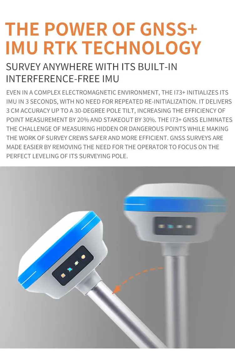 CHC I73 Rover & Ibase GNSS Receiver - Precision Land Surveying
