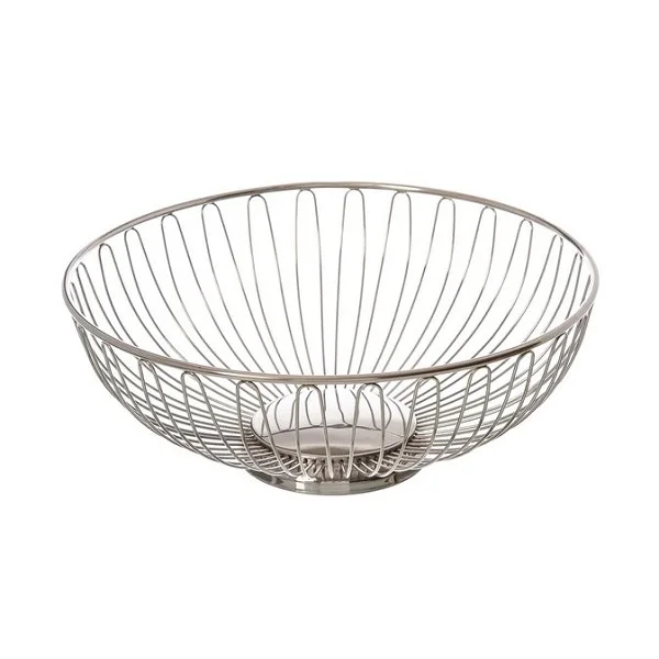 Tabletop Decorative Bowl Dining Table Metal Iron Wire Fruit And ...