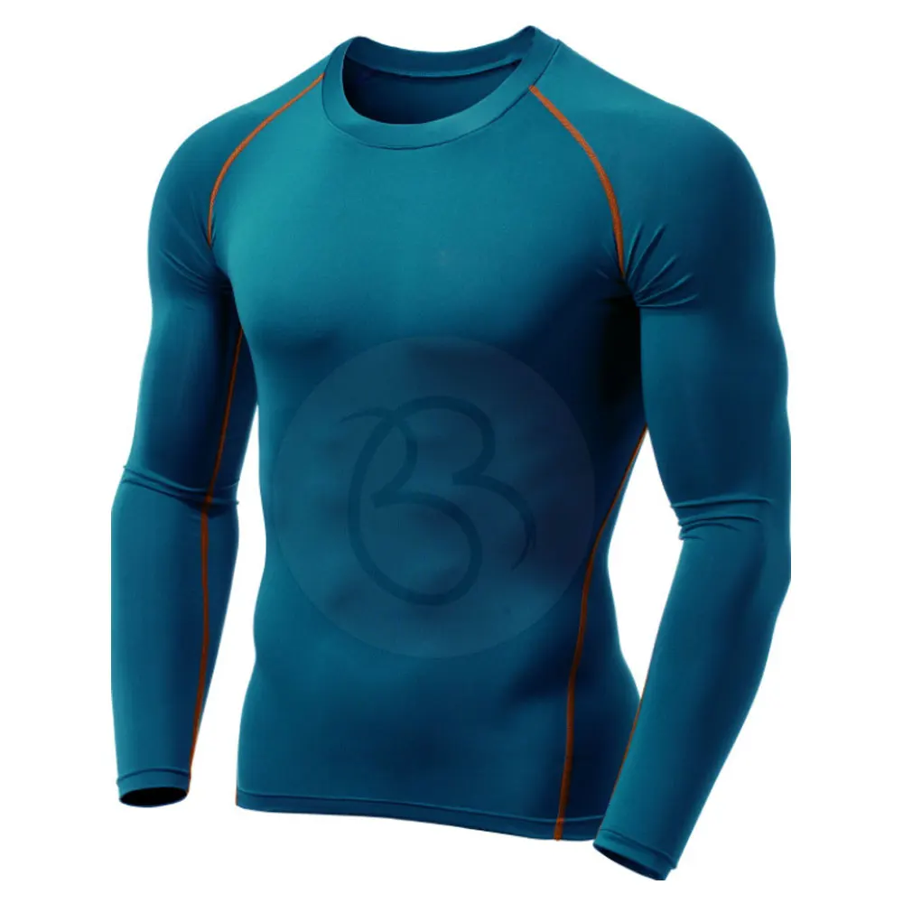 Custom Men Outdoor Gym Fitness Running Shirt Quick Dry Compression ...