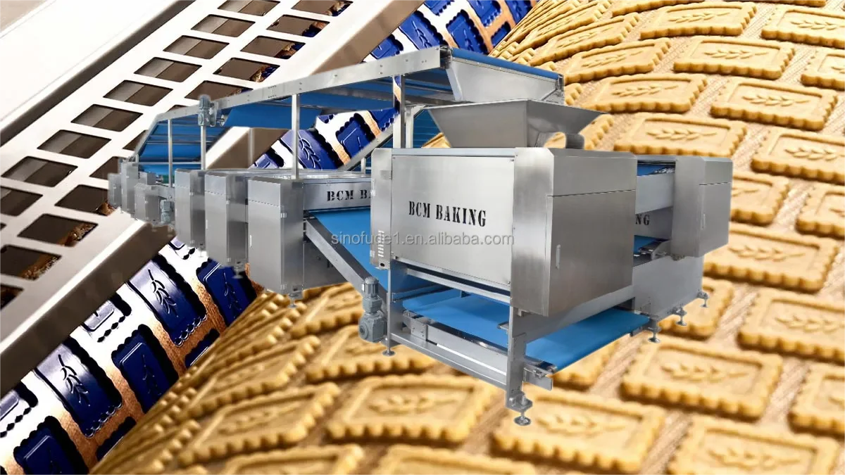 Highly Efficient Biscuit Production Line by SINOFUDE