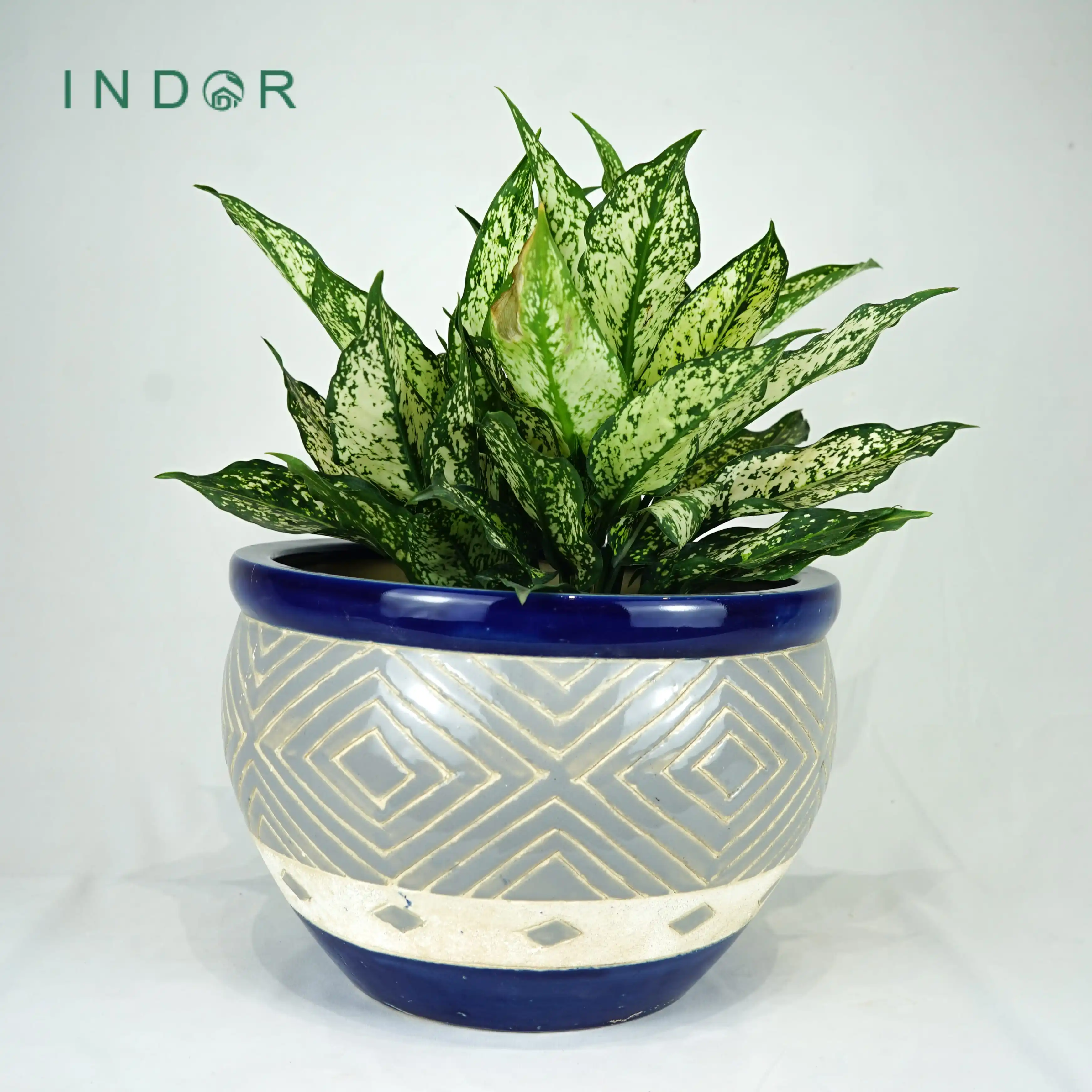 Ball Floor Boughpot Home Hotel Mediterranean Planters Cr08bls3 Indor ...