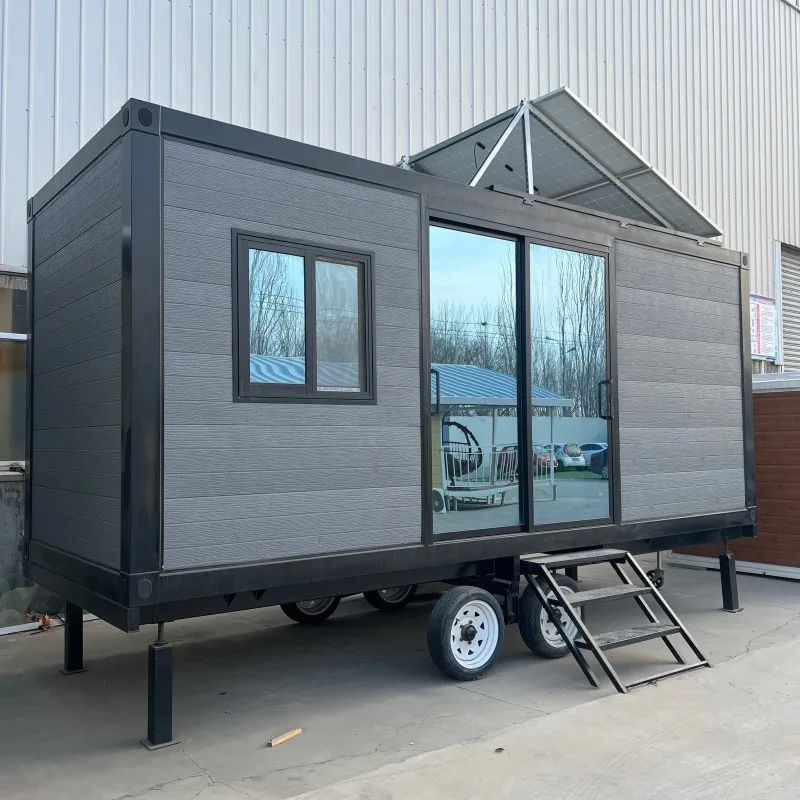 20ft Mini Mobile House Trailer - Perfect for Construction Sites
