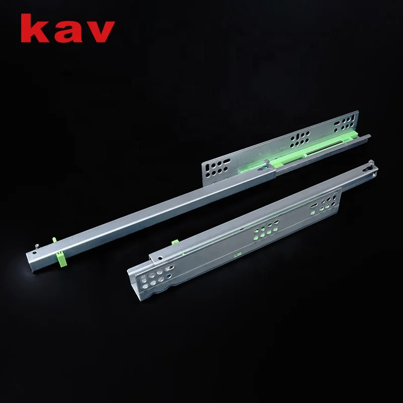 Half Extension Undermount Concealed Drawer Telescopic Channel Rail ...