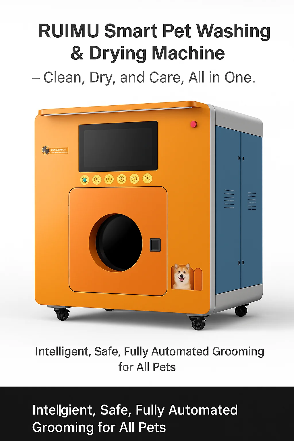 Pet Washing & Drying Machine | Automatic Pet Bathing, Drying ...