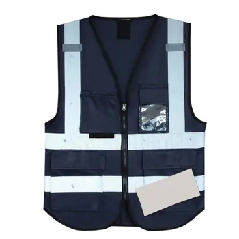 Factory Custom Made Vest Construction High Visibility Work Reflector ...